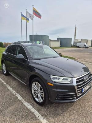 Grey Audi Q5 2018 in Alytus, with an engine capacity of 1.98 L and mileage of 162 thousand km for 21900 €, photo 9 on AUTOMOTO.COM.LV