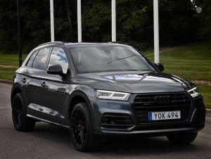 Pelēks Audi Q5 2018 Viļņa, ar dzinēja tilpumu 1.98 L un nobraukumu 221 tūkst. km par 25400 €, foto  vietnē AUTOMOTO.COM.LV