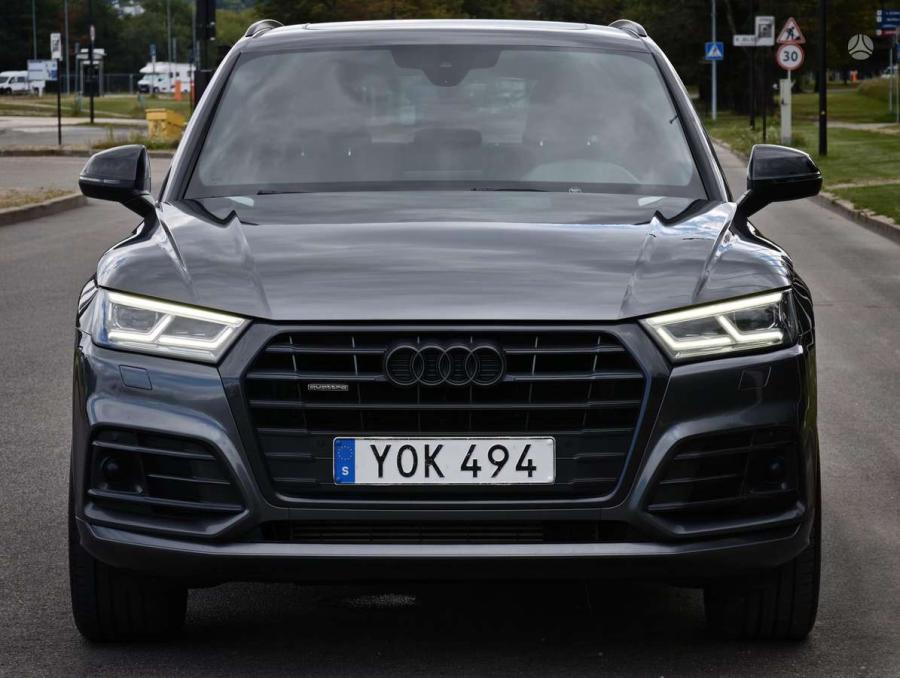 Pelēks Audi Q5 2018 Viļņa, ar dzinēja tilpumu 1.98 L un nobraukumu 221 tūkst. km par 25400 €, foto 3 vietnē AUTOMOTO.COM.LV
