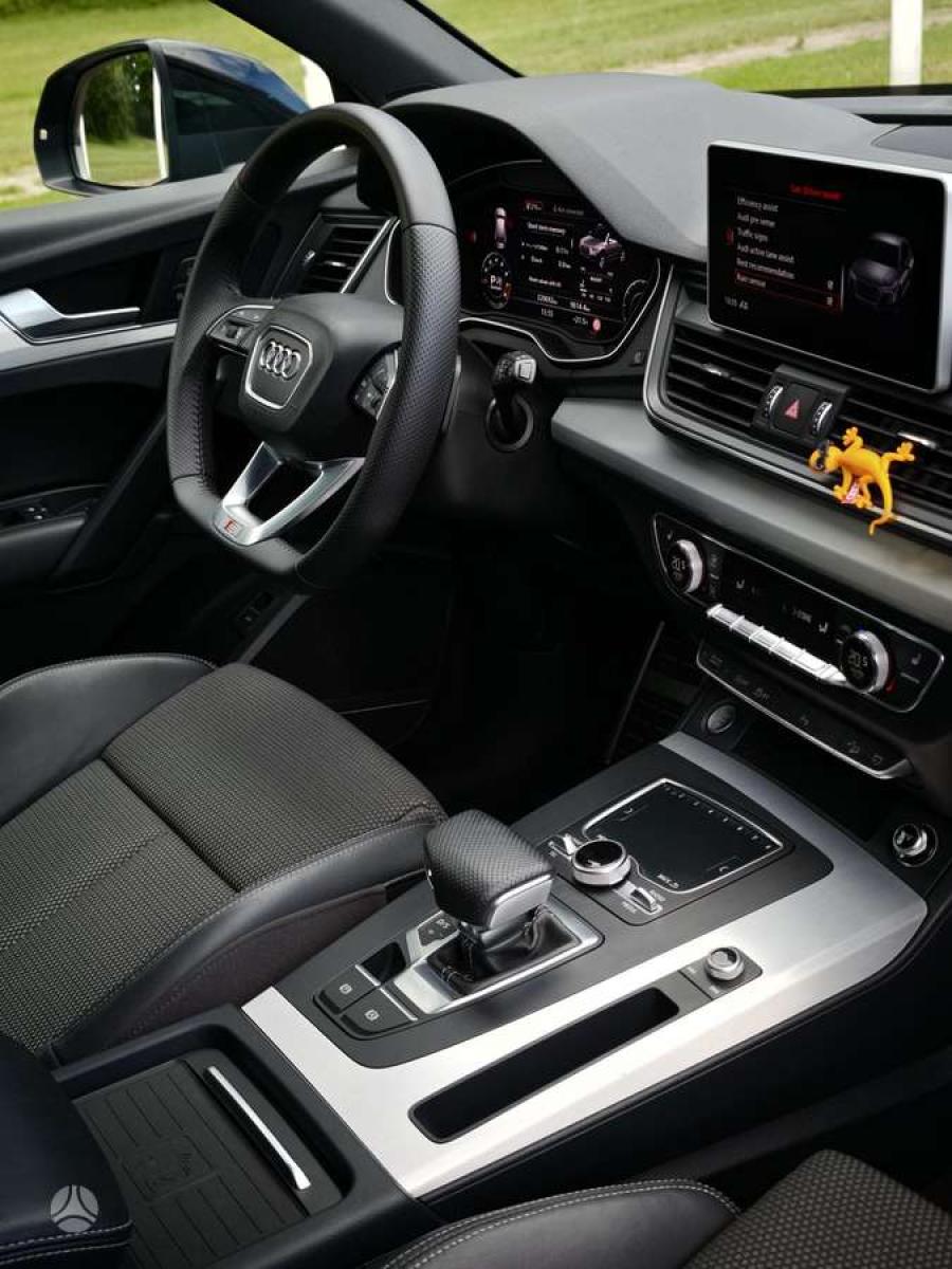 Pelēks Audi Q5 2018 Viļņa, ar dzinēja tilpumu 1.98 L un nobraukumu 221 tūkst. km par 25400 €, foto 18 vietnē AUTOMOTO.COM.LV