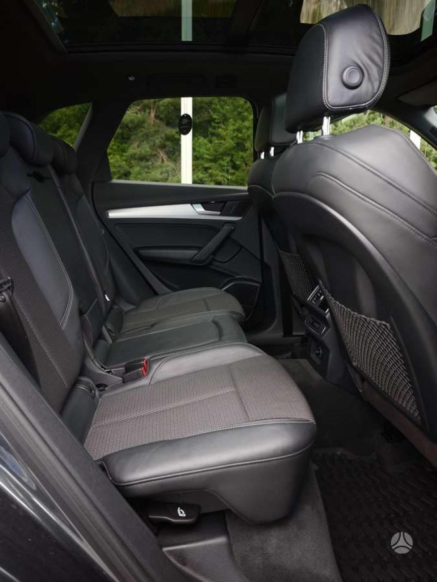 Pelēks Audi Q5 2018 Viļņa, ar dzinēja tilpumu 1.98 L un nobraukumu 221 tūkst. km par 25400 €, foto 33 vietnē AUTOMOTO.COM.LV