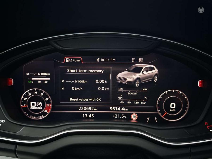 Pelēks Audi Q5 2018 Viļņa, ar dzinēja tilpumu 1.98 L un nobraukumu 221 tūkst. km par 25400 €, foto 36 vietnē AUTOMOTO.COM.LV