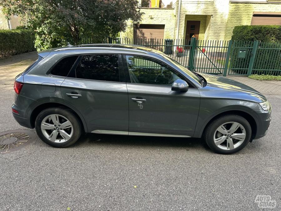 Pelēks Audi Q5 2018 Viļņa, ar dzinēja tilpumu 2.00 L un nobraukumu 155 tūkst. km par 19550 €, foto 5 vietnē AUTOMOTO.COM.LV