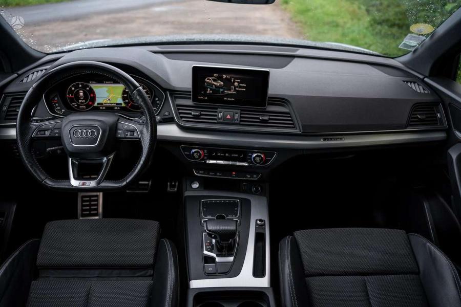 Pelēks Audi Q5 2018 Elektrėnai, ar dzinēja tilpumu 2.00 L un nobraukumu 195 tūkst. km par 20900 €, foto 11 vietnē AUTOMOTO.COM.LV