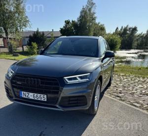 Grey Audi Q5 2019 in Liepaja, with an engine capacity of 2.00 L and mileage of 106 thousand km for 28500 €, photo 4 on AUTOMOTO.COM.LV
