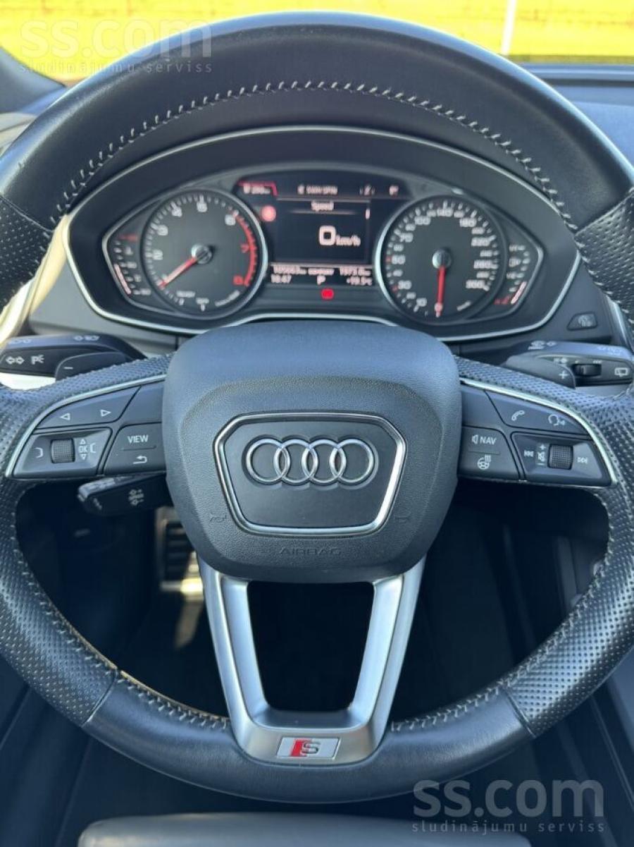 Grey Audi Q5 2019 in Liepaja, with an engine capacity of 2.00 L and mileage of 106 thousand km for 28500 €, photo 12 on AUTOMOTO.COM.LV