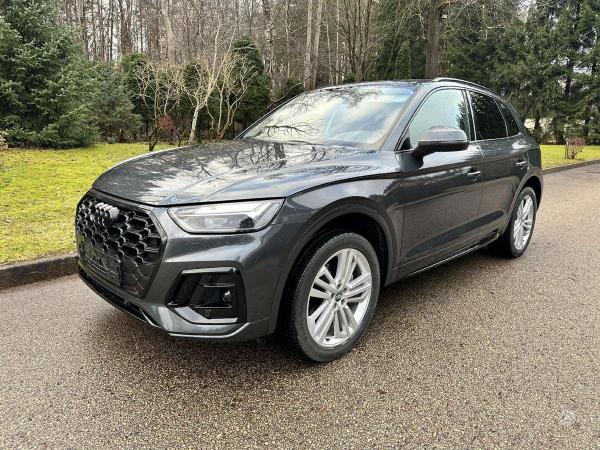 Grey Audi Q5 2019 in Vilnius, with an engine capacity of 1.98 L and mileage of 63 thousand km for 24999 €, photo 1 on AUTOMOTO.COM.LV