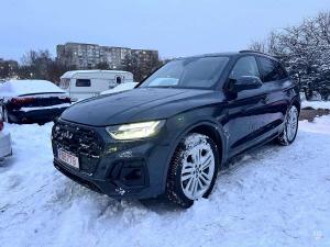 Grey Audi Q5 2019 in Vilnius, with an engine capacity of 1.98 L and mileage of 63 thousand km for 24999 €, photo  on AUTOMOTO.COM.LV