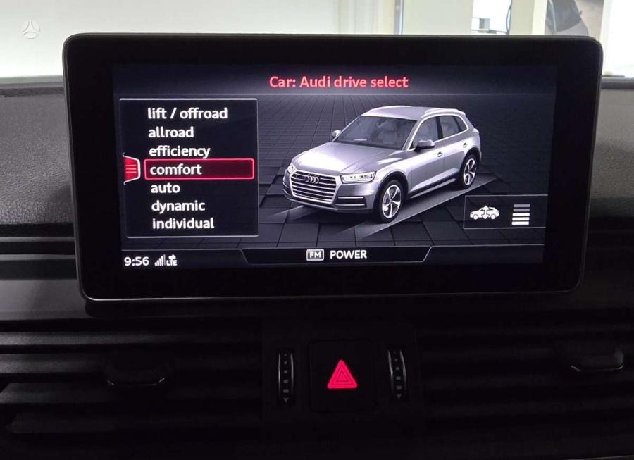 Grey Audi Q5 2019 in Siauliai, with an engine capacity of 1.97 L and mileage of 78 thousand km for 29900 €, photo 16 on AUTOMOTO.COM.LV