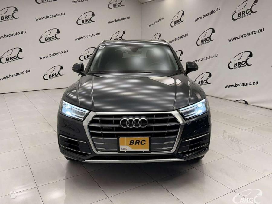 Grey Audi Q5 2019 in Vilnius, with an engine capacity of 1.98 L and mileage of 114 thousand km for 19500 €, photo 28 on AUTOMOTO.COM.LV