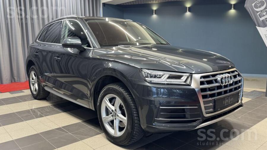 Grey Audi Q5 2019 in Riga, with an engine capacity of 2.00 L and mileage of 187 thousand km for 22990 €, photo 4 on AUTOMOTO.COM.LV