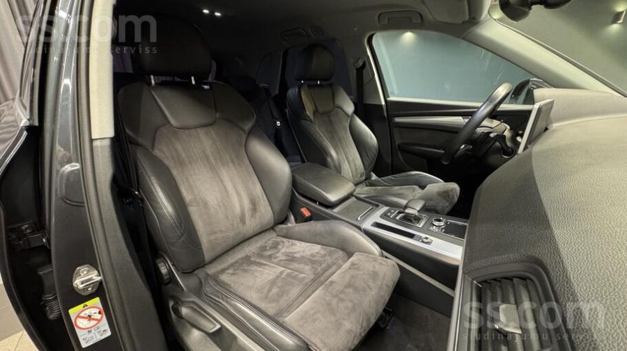 Grey Audi Q5 2019 in Riga, with an engine capacity of 2.00 L and mileage of 187 thousand km for 22990 €, photo 12 on AUTOMOTO.COM.LV