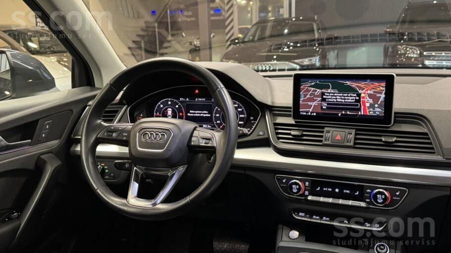 Grey Audi Q5 2019 in Riga, with an engine capacity of 2.00 L and mileage of 187 thousand km for 22990 €, photo 15 on AUTOMOTO.COM.LV