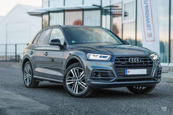 Pelēks Audi Q5 2019 Panevēža, ar dzinēja tilpumu 1.97 L un nobraukumu 102 tūkst. km par 28500 €, foto 1 vietnē AUTOMOTO.COM.LV
