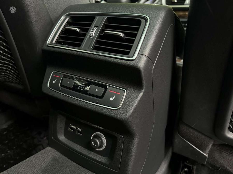 Grey Audi Q5 2019 in Vilnius, with an engine capacity of 1.98 L and mileage of 118 thousand km for 22300 €, photo 21 on AUTOMOTO.COM.LV