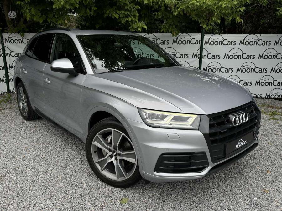 Grey Audi Q5 2019 in Vilnius, with an engine capacity of 1.98 L and mileage of 118 thousand km for 22300 €, photo 4 on AUTOMOTO.COM.LV