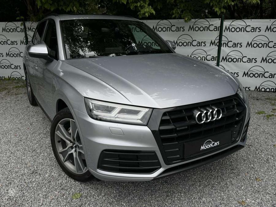 Grey Audi Q5 2019 in Vilnius, with an engine capacity of 1.98 L and mileage of 118 thousand km for 22300 €, photo 5 on AUTOMOTO.COM.LV