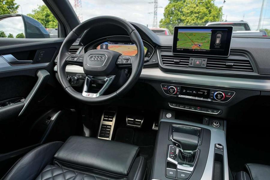 Pelēks Audi Q5 2019 Kauņa, ar dzinēja tilpumu 2.97 L un nobraukumu 252 tūkst. km par 26250 €, foto 18 vietnē AUTOMOTO.COM.LV