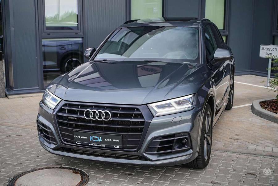 Grey Audi Q5 2019 in Kaunas, with an engine capacity of 2.97 L and mileage of 252 thousand km for 25950 €, photo 5 on AUTOMOTO.COM.LV
