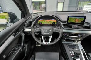 Grey Audi Q5 2019 in Kaunas, with an engine capacity of 2.97 L and mileage of 252 thousand km for 25950 €, photo 18 on AUTOMOTO.COM.LV