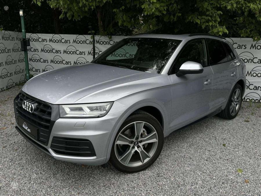 Grey Audi Q5 2019 in Vilnius, with an engine capacity of 1.98 L and mileage of 118 thousand km for 22300 €, photo 1 on AUTOMOTO.COM.LV