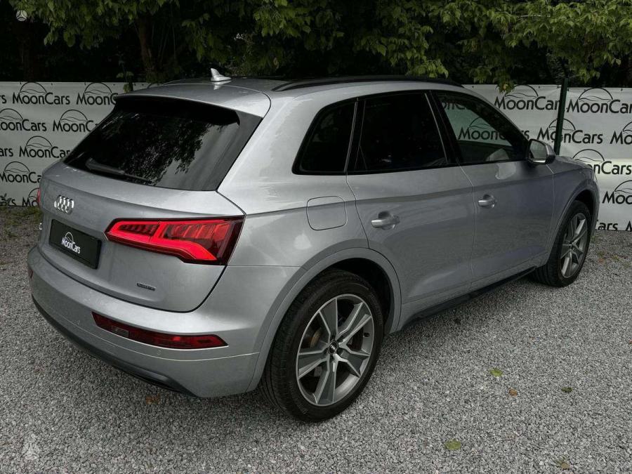 Grey Audi Q5 2019 in Vilnius, with an engine capacity of 1.98 L and mileage of 118 thousand km for 22300 €, photo 6 on AUTOMOTO.COM.LV