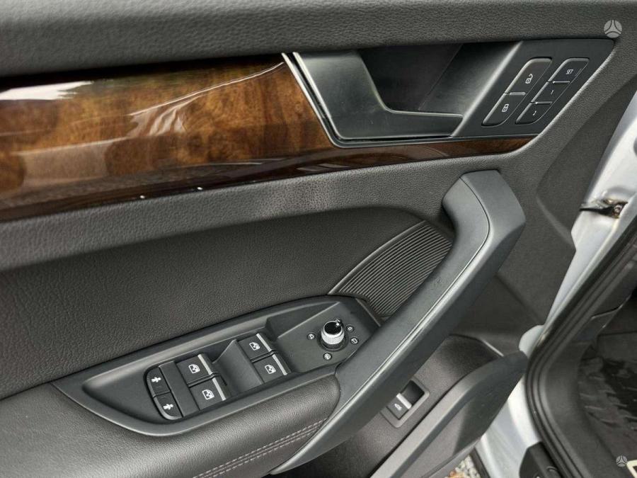 Grey Audi Q5 2019 in Vilnius, with an engine capacity of 1.98 L and mileage of 118 thousand km for 22300 €, photo 24 on AUTOMOTO.COM.LV