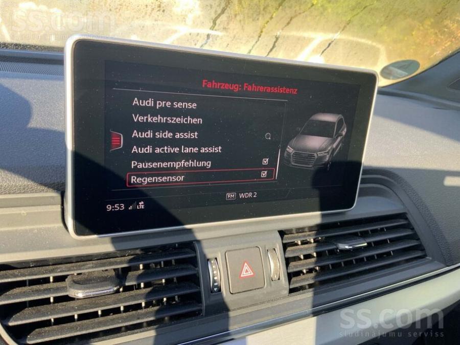 Pelēks Audi Q5 2019 Tukums, ar dzinēja tilpumu 2.00 L un nobraukumu 145 tūkst. km par 26990 €, foto 7 vietnē AUTOMOTO.COM.LV