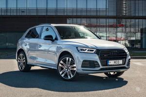 Grey Audi Q5 2020 in Klaipeda, with an engine capacity of 2.00 L and mileage of 59 thousand km for 27999 €, photo 4 on AUTOMOTO.COM.LV