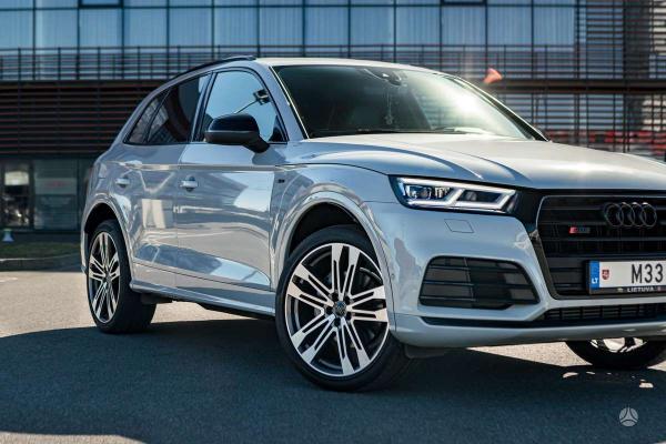 Grey Audi Q5 2020 in Klaipeda, with an engine capacity of 2.00 L and mileage of 62 thousand km for 26999 €, photo 5 on AUTOMOTO.COM.LV