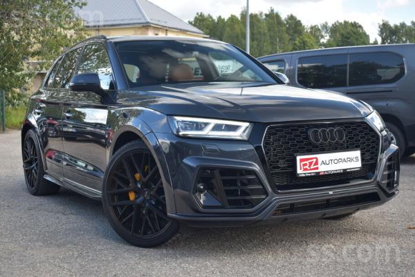 Grey Audi Q5 2020 in Kuldiga, with an engine capacity of 2.00 L and mileage of 0 thousand km for 39990 €, photo 4 on AUTOMOTO.COM.LV