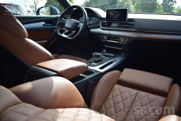 Grey Audi Q5 2020 in Kuldiga, with an engine capacity of 2.00 L and mileage of 0 thousand km for 39990 €, photo 10 on AUTOMOTO.COM.LV