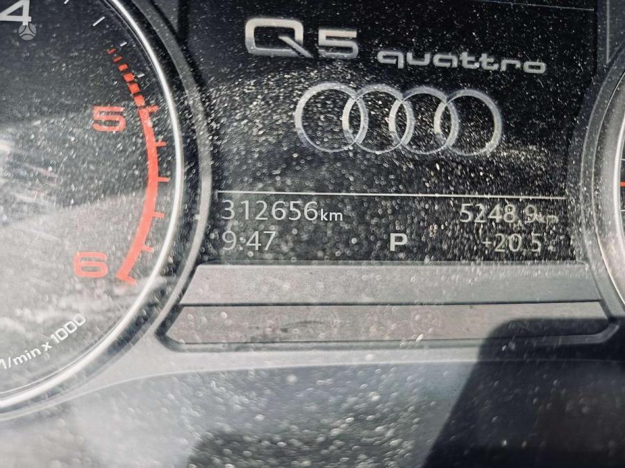 Grey Audi Q5 2020 in Utena, with an engine capacity of 2.97 L and mileage of 313 thousand km for 19950 €, photo 19 on AUTOMOTO.COM.LV