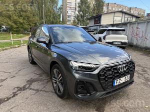 Grey Audi Q5 2020 in Ogre, with an engine capacity of 2.00 L and mileage of 45 thousand km for 30900 €, photo 4 on AUTOMOTO.COM.LV