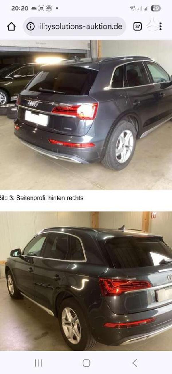 Pelēks Audi Q5 2021 Radviliškis, ar dzinēja tilpumu 1.97 L un nobraukumu 174 tūkst. km par 25000 €, foto 10 vietnē AUTOMOTO.COM.LV