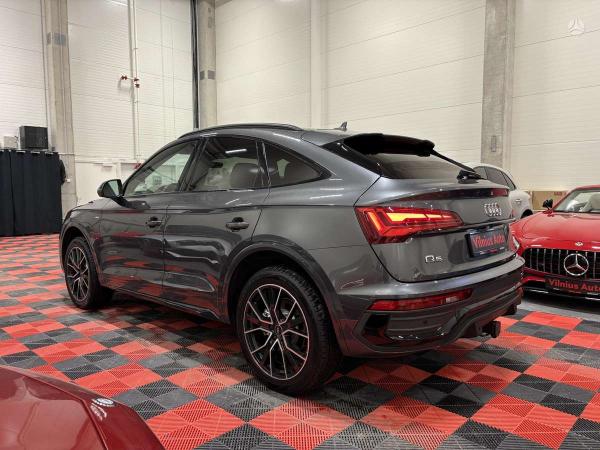 Grey Audi Q5 2021 in Vilnius, with an engine capacity of 1.98 L and mileage of 76 thousand km for 36500 €, photo 6 on AUTOMOTO.COM.LV