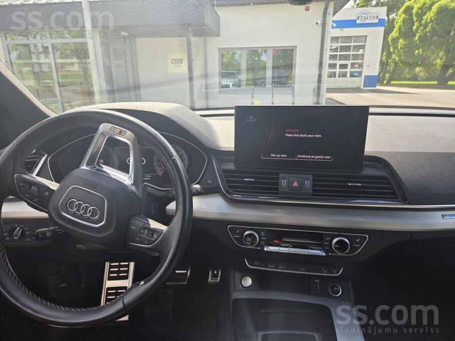 Pelēks Audi Q5 2021 Aizkraukle, ar dzinēja tilpumu 2.00 L un nobraukumu 83 tūkst. km par 34400 €, foto 6 vietnē AUTOMOTO.COM.LV