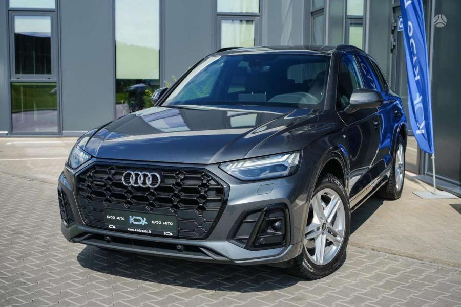 Grey Audi Q5 2021 in Kaunas, with an engine capacity of 1.97 L and mileage of 212 thousand km for 27950 €, photo 6 on AUTOMOTO.COM.LV