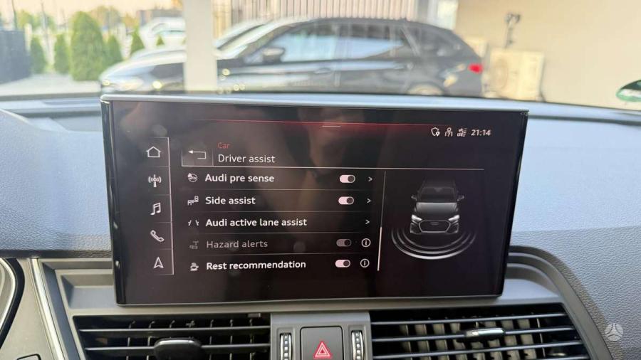 Pelēks Audi Q5 2021 Viļņa, ar dzinēja tilpumu 1.98 L un nobraukumu 94 tūkst. km par 29990 €, foto 25 vietnē AUTOMOTO.COM.LV