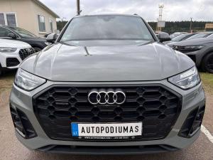 Grey Audi Q5 2021 in Vilnius, with an engine capacity of 1.98 L and mileage of 34 thousand km for 36200 €, photo 4 on AUTOMOTO.COM.LV
