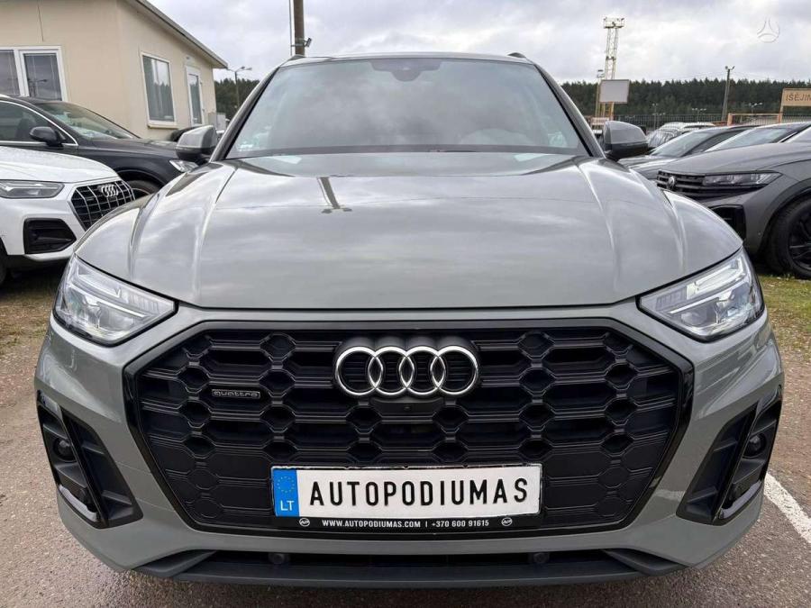 Grey Audi Q5 2021 in Vilnius, with an engine capacity of 1.98 L and mileage of 34 thousand km for 36200 €, photo 4 on AUTOMOTO.COM.LV