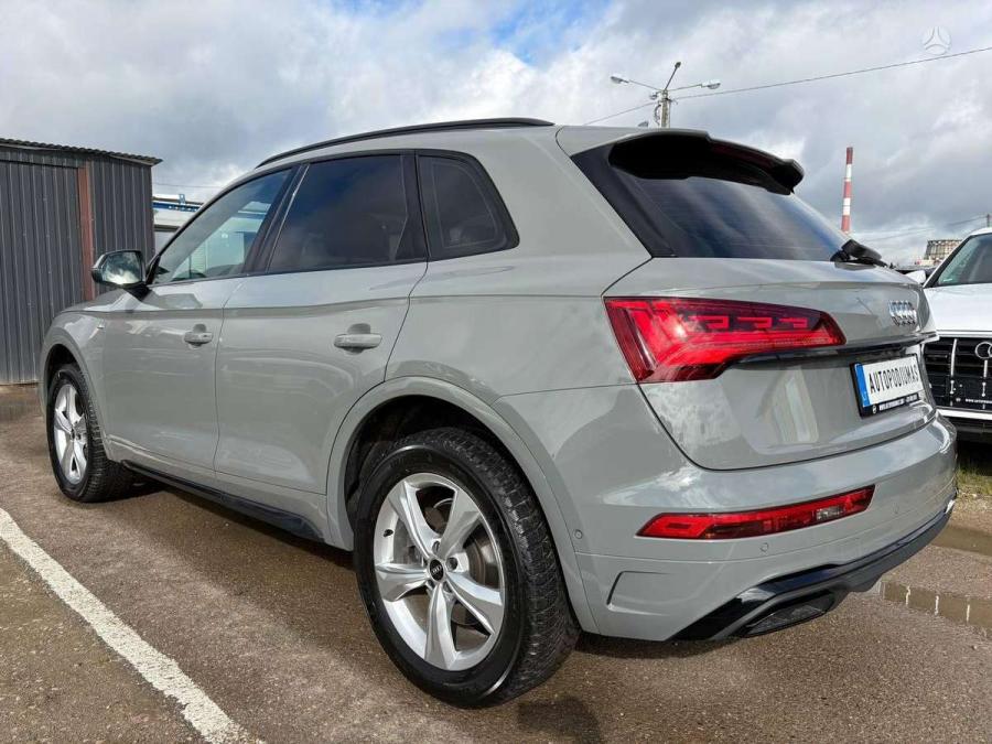 Grey Audi Q5 2021 in Vilnius, with an engine capacity of 1.98 L and mileage of 34 thousand km for 36200 €, photo 10 on AUTOMOTO.COM.LV