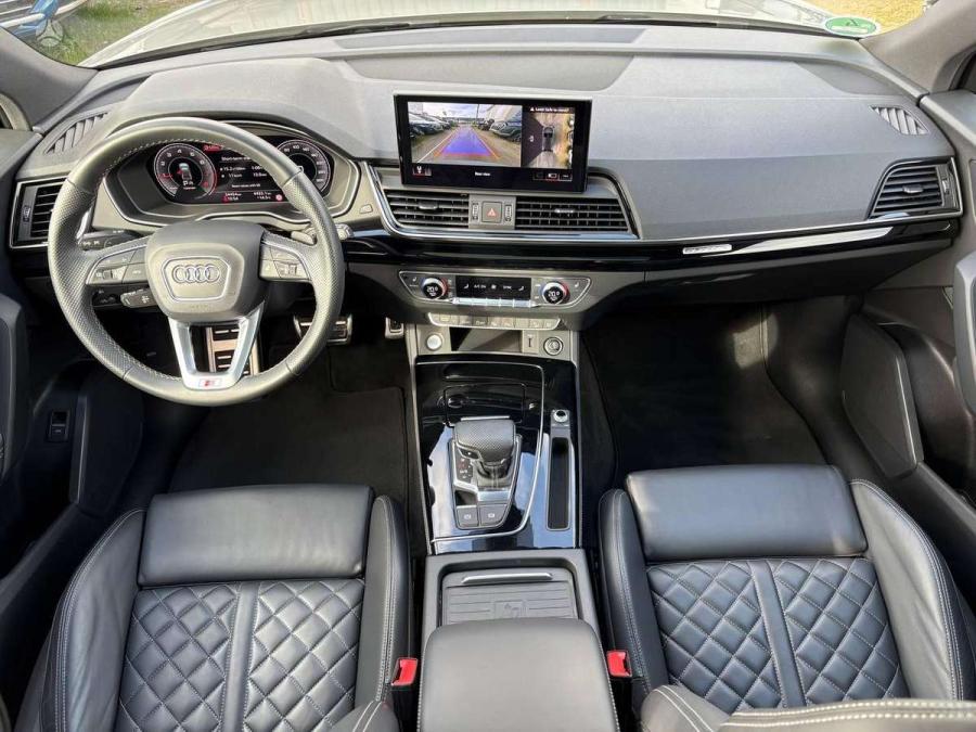 Grey Audi Q5 2021 in Vilnius, with an engine capacity of 1.98 L and mileage of 34 thousand km for 36200 €, photo 22 on AUTOMOTO.COM.LV