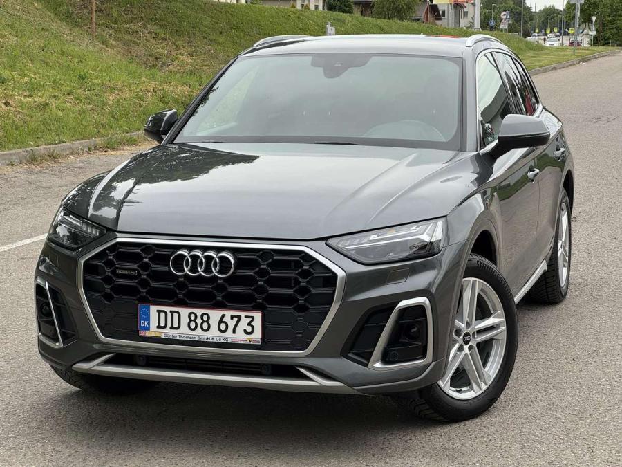 Pelēks Audi Q5 2021 Jonava, ar dzinēja tilpumu 2.00 L un nobraukumu 250 tūkst. km par 24950 €, foto 3 vietnē AUTOMOTO.COM.LV