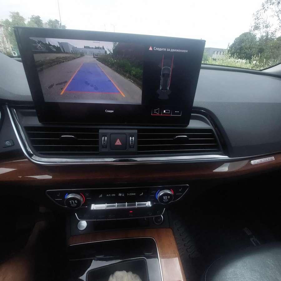 Grey Audi Q5 2021 in Kaunas, with an engine capacity of 1.98 L and mileage of 63 thousand km for 25800 €, photo 3 on AUTOMOTO.COM.LV