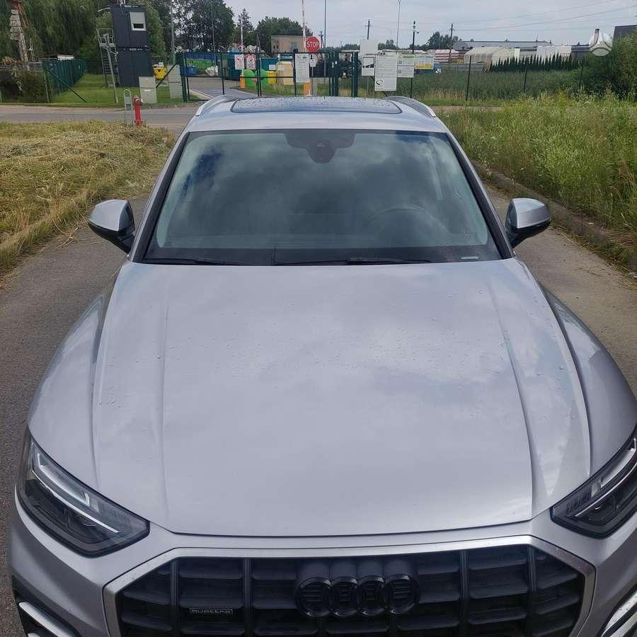 Grey Audi Q5 2021 in Kaunas, with an engine capacity of 1.98 L and mileage of 63 thousand km for 25800 €, photo 10 on AUTOMOTO.COM.LV