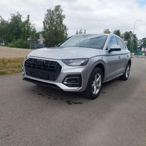 Grey Audi Q5 2021 in Kaunas, with an engine capacity of 1.98 L and mileage of 63 thousand km for 25800 €, photo 12 on AUTOMOTO.COM.LV