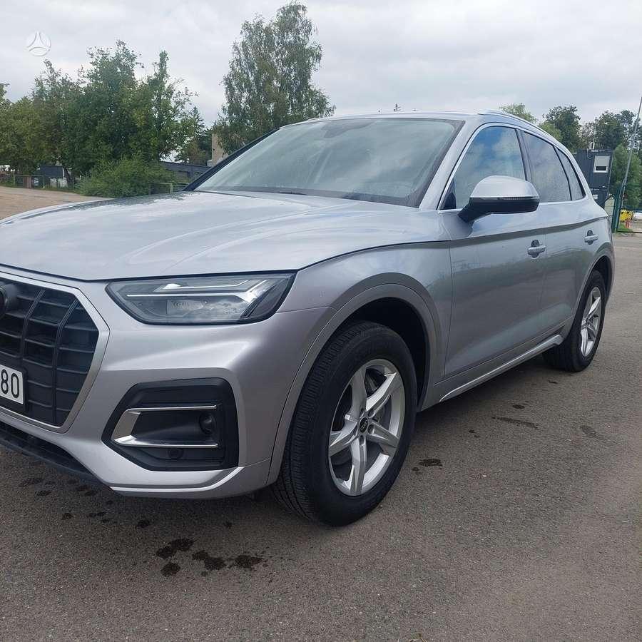 Grey Audi Q5 2021 in Kaunas, with an engine capacity of 1.98 L and mileage of 63 thousand km for 25800 €, photo 17 on AUTOMOTO.COM.LV