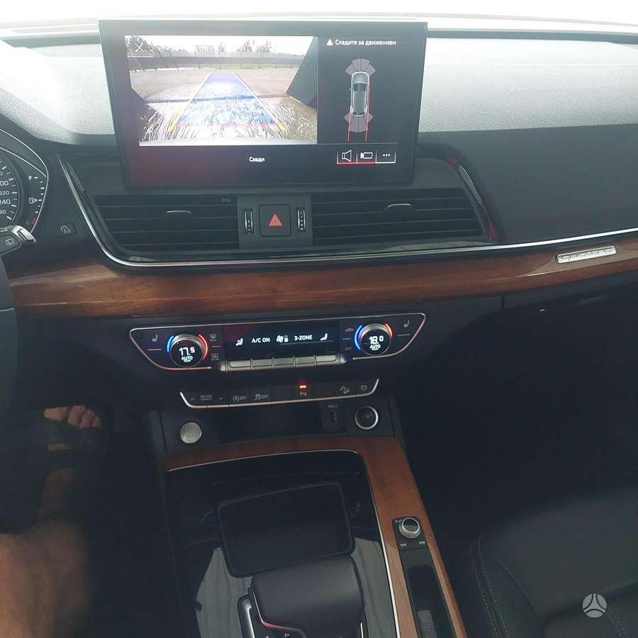 Grey Audi Q5 2021 in Kaunas, with an engine capacity of 1.98 L and mileage of 63 thousand km for 25800 €, photo 23 on AUTOMOTO.COM.LV