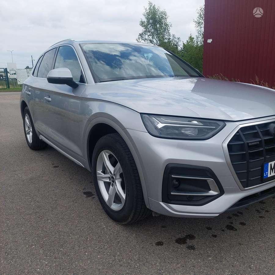 Grey Audi Q5 2021 in Kaunas, with an engine capacity of 1.98 L and mileage of 63 thousand km for 25800 €, photo 25 on AUTOMOTO.COM.LV